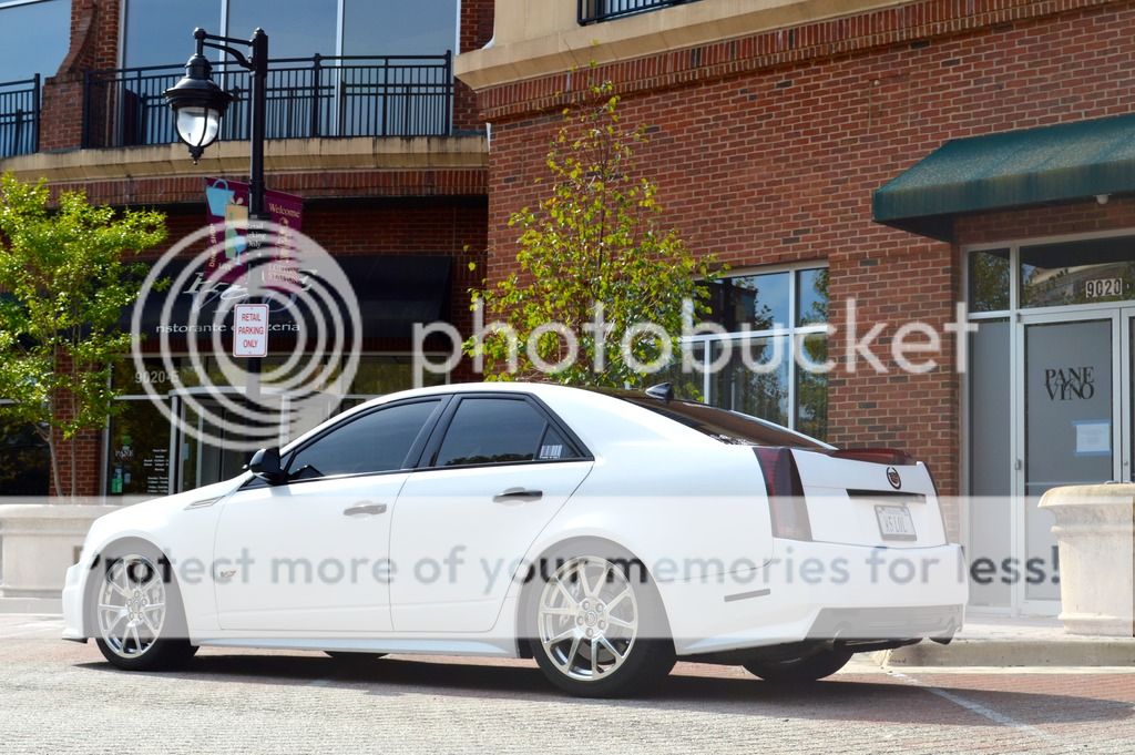 White Carbon Fiber Wrapped 2 tone V Sedan | Cadillac CTS-V Forum