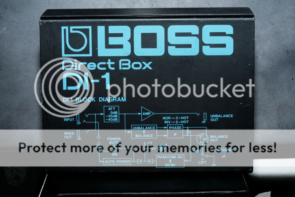 Boss - DI-1 Direct Box - freestompboxes.org
